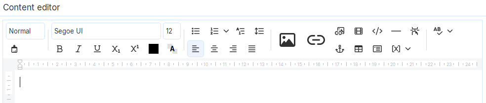 HTML page right sidebar