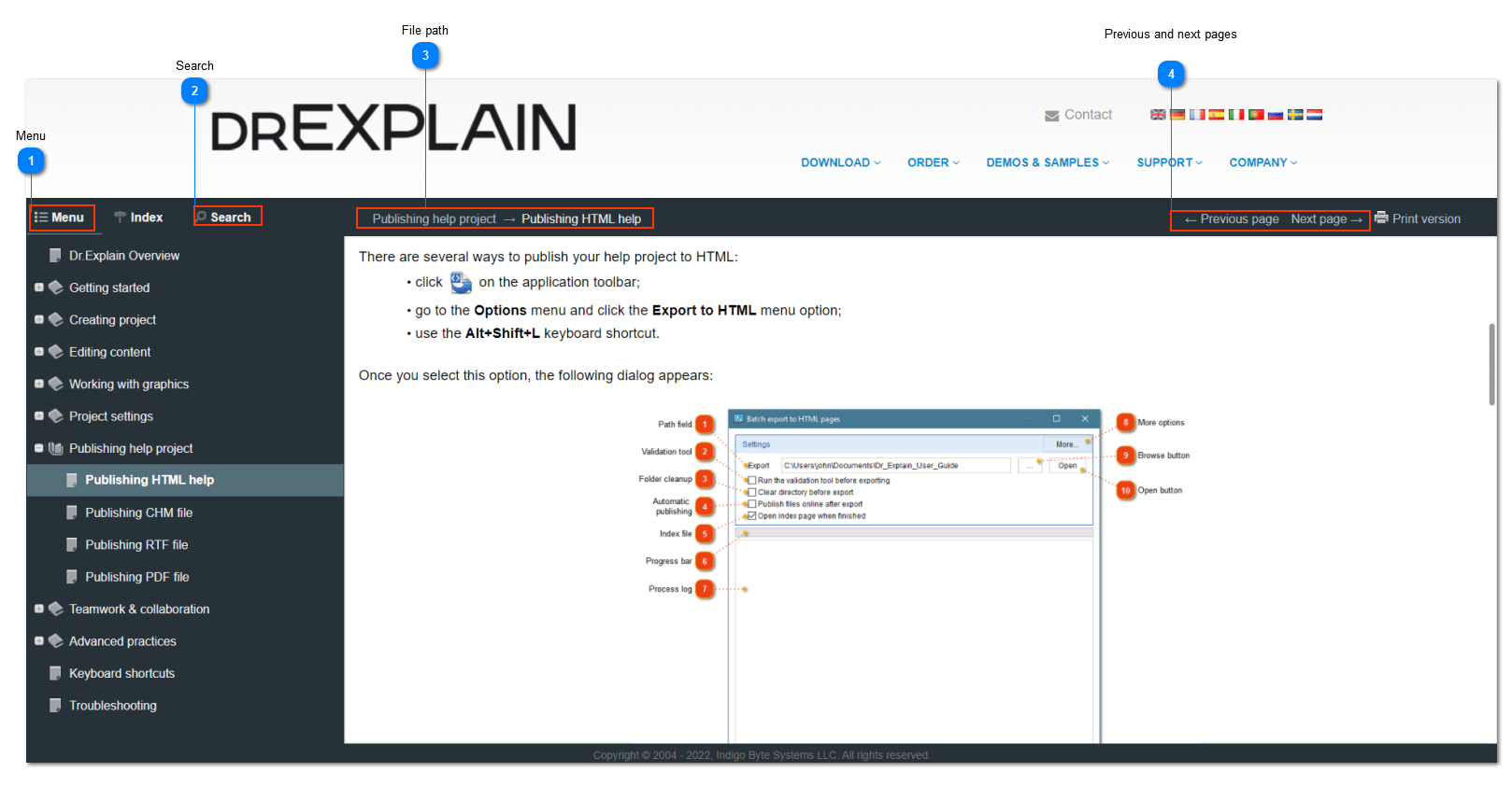 Interactivity Drexplain Software Features